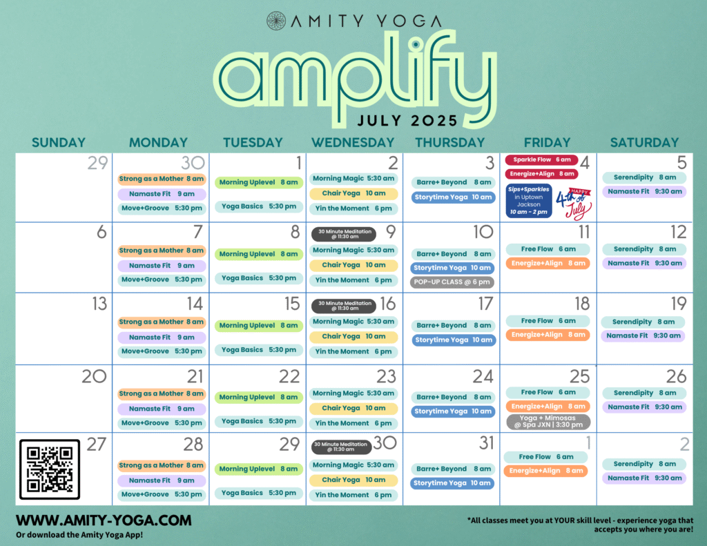 STUDIO SCHEDULE - Amity Yoga